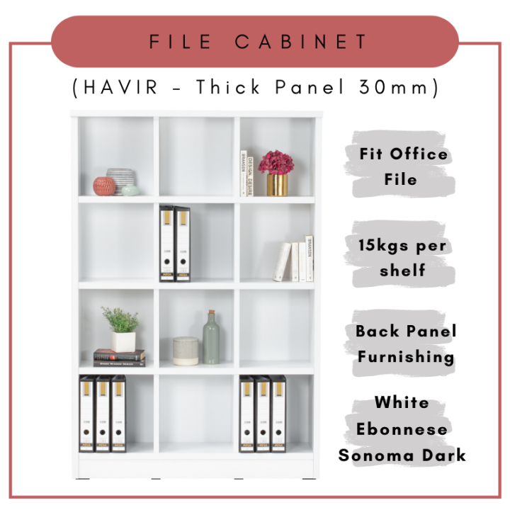 Alora Furniture - HAVIR DAVE 12C Thick File Cabinet / Office Cabinet ...
