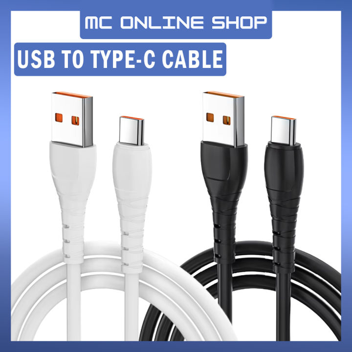 USB To Type-C Cable 1m 1 Meter 2A 66W Fast Charging Data Cord For Mobile Phone Tablet | Lazada PH