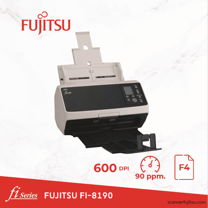 Scanner Fujitsu Fi-8190 ADF - 90 Lembar/Menit - (A4/Legal/Folio) | Lazada Indonesia