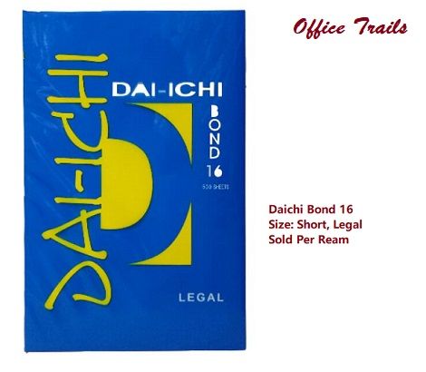 Daichi Bond 16 Short, Long 500pcs/Ream Sold Per Ream | Lazada PH