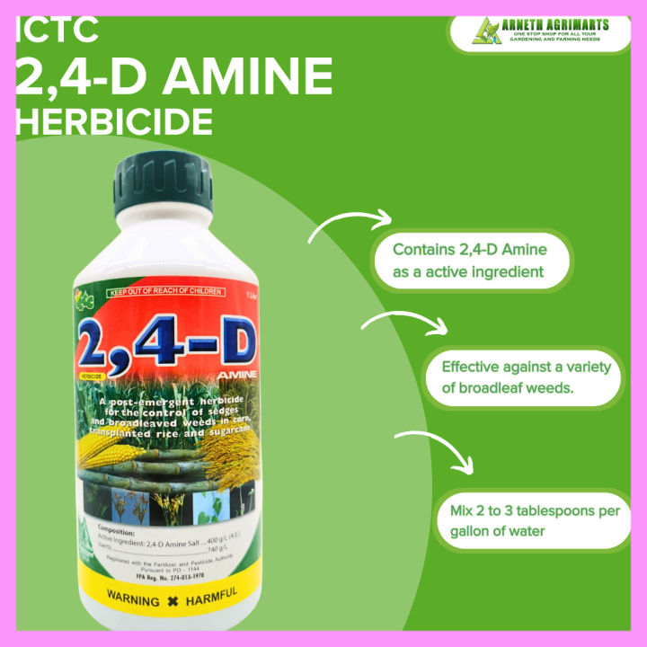 24D AMINE 2,4-D HERBICIDE (1 LITER) # | Lazada PH