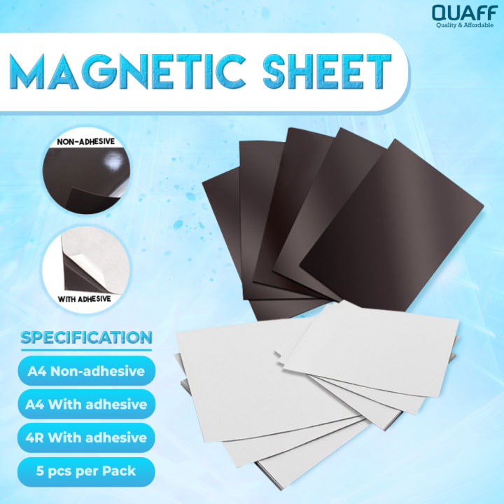 QUAFF Magnetic Sheet A4 / 4R size (5pcs per order) | Lazada PH