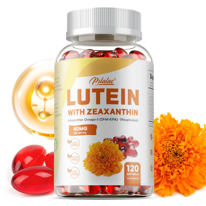 Mga Micro Ingredients Lutein at Zeaxanthin 40 mg Softgels, 120 Softgels ...