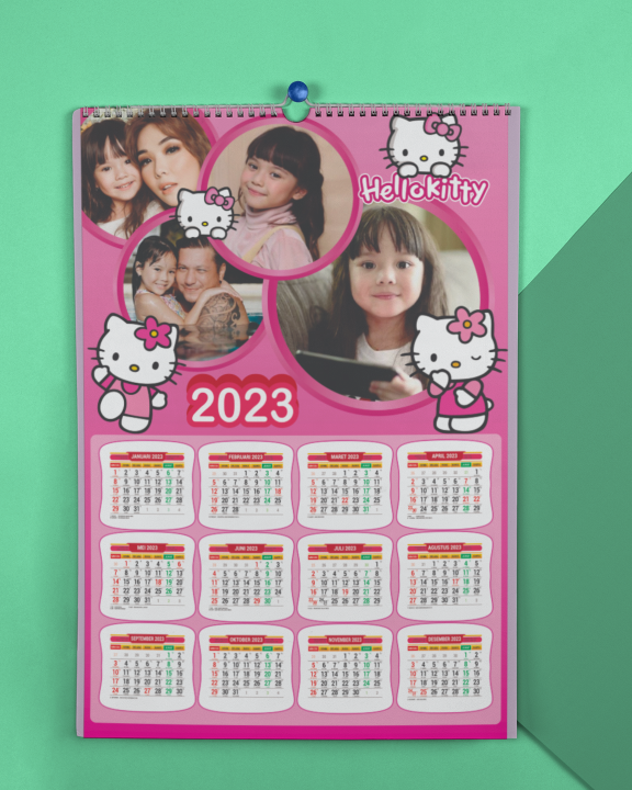 Kalender 2024 / Kalender Custom Foto / Kalender Dinding Custom 2024 ...