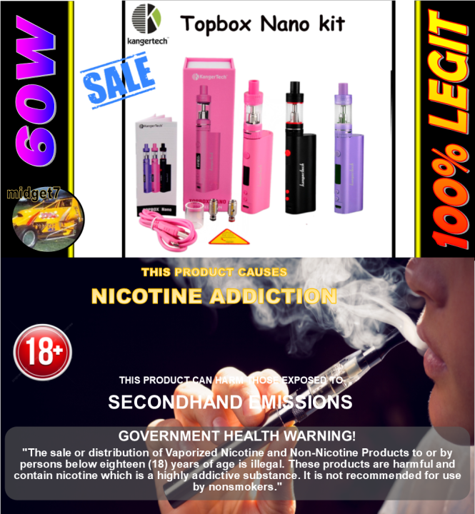 Kangertech TOPBOX Nano TC Starter Kit 60w | Lazada PH