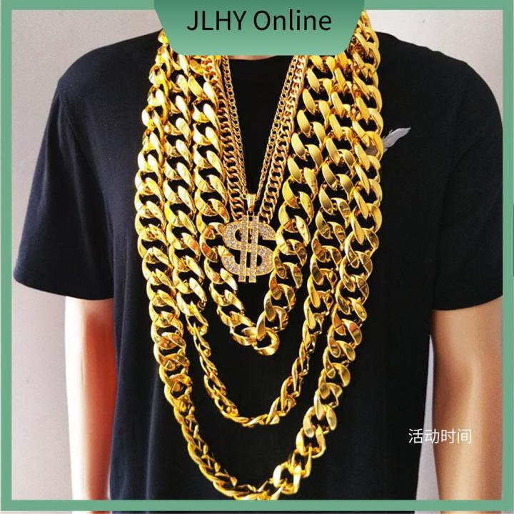 🔥🔥【COD+IN STOCK】 Cool Friendship Gifts Rock Gothic Chunky Chain Hip Hop ...