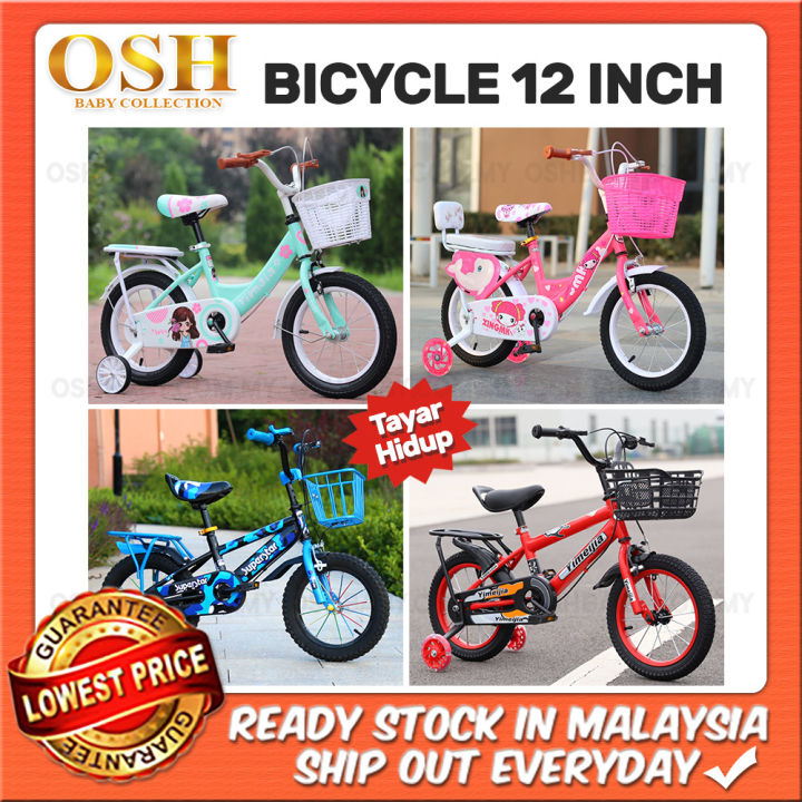 12” basikal budak kids BICYCLE 12 INCH Cycling Child Bicycle Road Bike ...