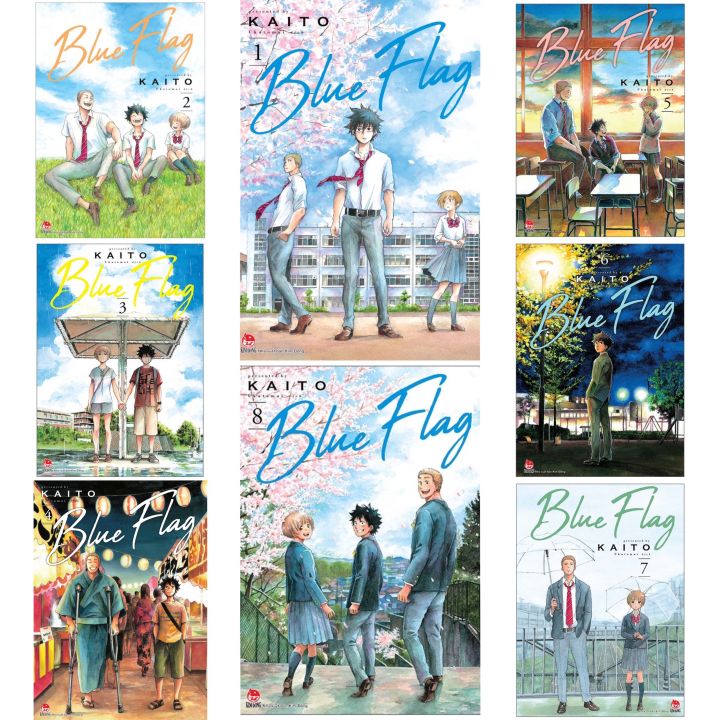 Truyện tranh - Blue Flag (Full bộ 8 tập, nguyên seal) | Lazada.vn
