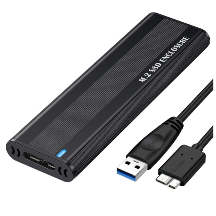 Black M2 SSD Case NGFF SATA SSD Disk Box NGFF 5Gbps SATA Protocol M.2 ...