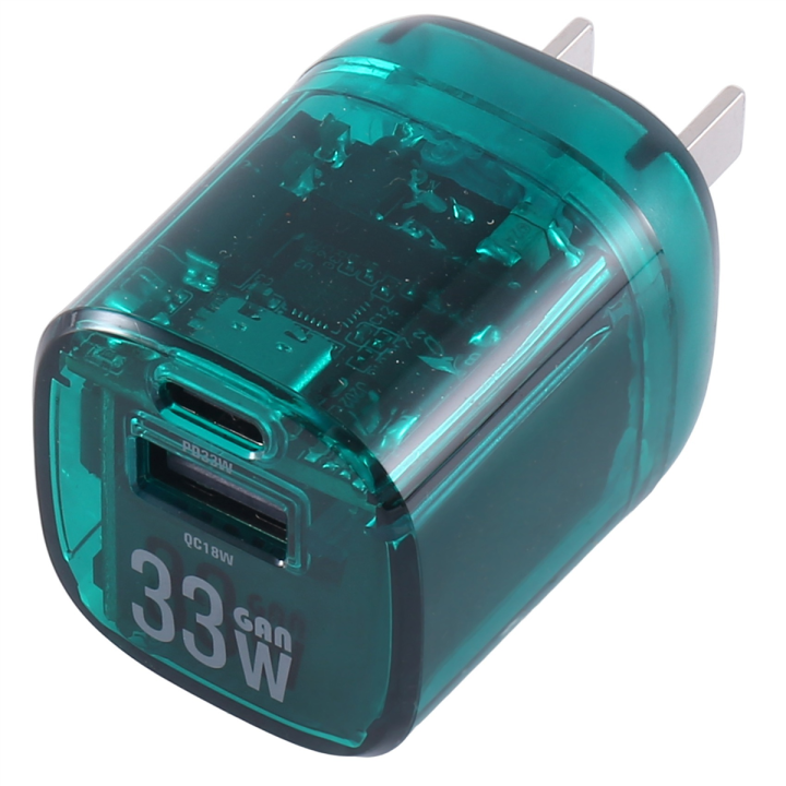 33W Charger Transparent Punk PD20W Small-Volume Low Temperature US Fold ...
