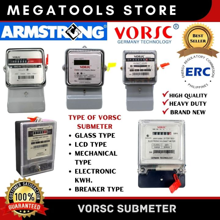 VORSC SUBMETER (GLASS TYPE/ LCD TYPE / MECHANICAL TYPE / BREAKER TYPE ...