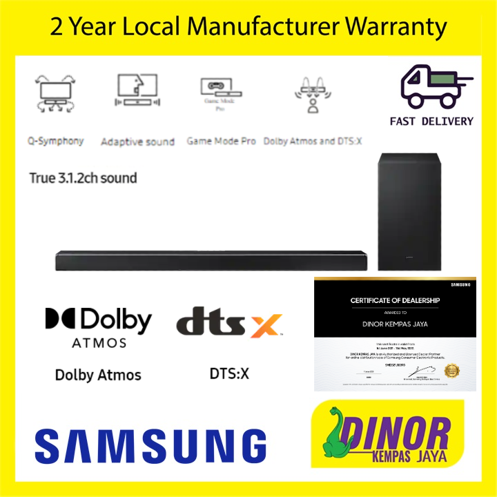 Samsung Q600A Soundbar With Dolby Atmos and DTS:X (2021) HW-Q600A/XM ...