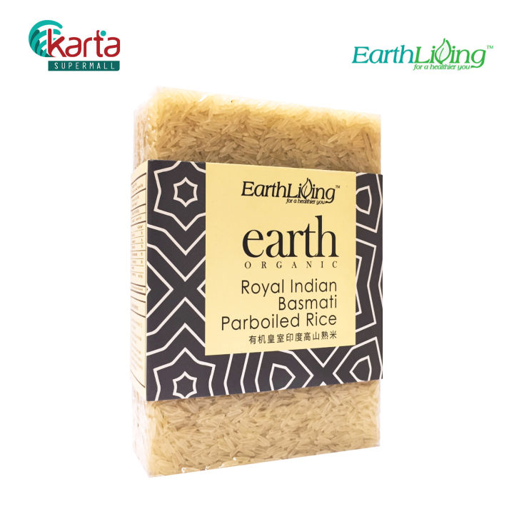 Earth Living Royal Indian Basmati Parboiled Rice 900g | Lazada
