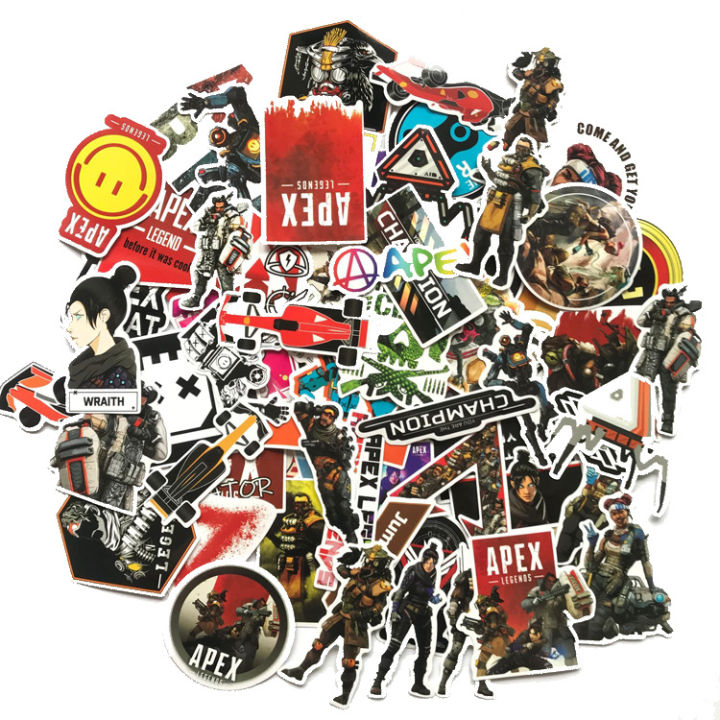 New 69Pcs/set Apex legends Waterproof Stickers for Boys Girls Halloween ...