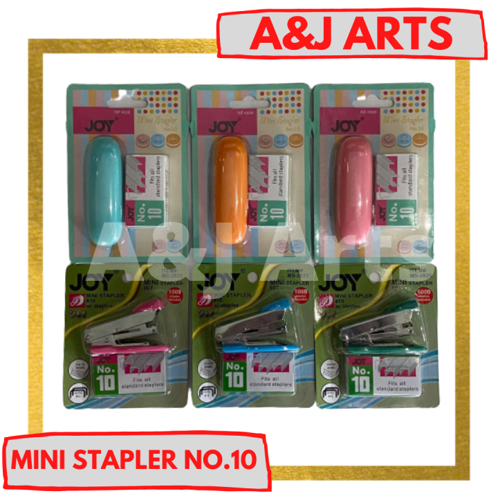 Joy Stapler no.10 Mini NF-1020 and MS-2825 Mini Stapler #10 with free 1 ...