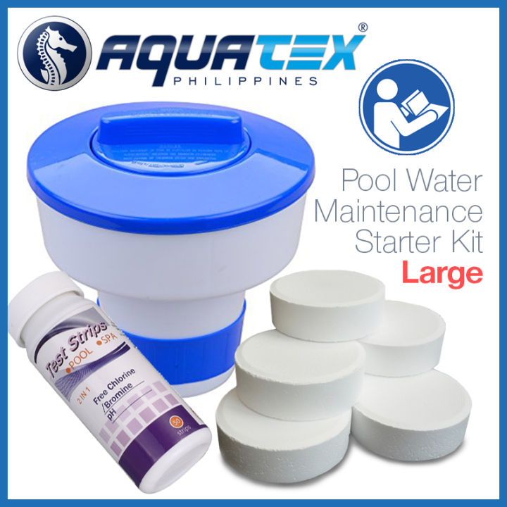 AQUATEX Pool Chlorine Tablet Maintenance Starter Kit | Lazada PH