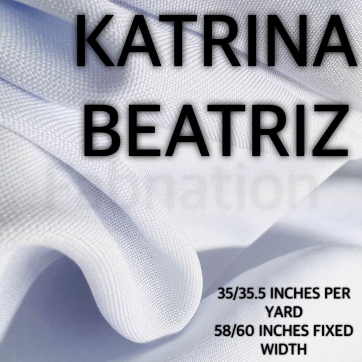 KATRINA BEATRIZ FABRIC CLOTH 35/35.5 INCHES LENGTH 58/60 INCHES FIXED ...