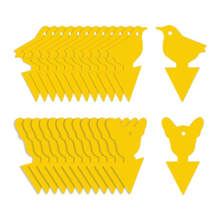(HAIW) 24 Pcs Sticky Traps for Fruit Fly,Whitefly, Gnat,Mosquito and ...