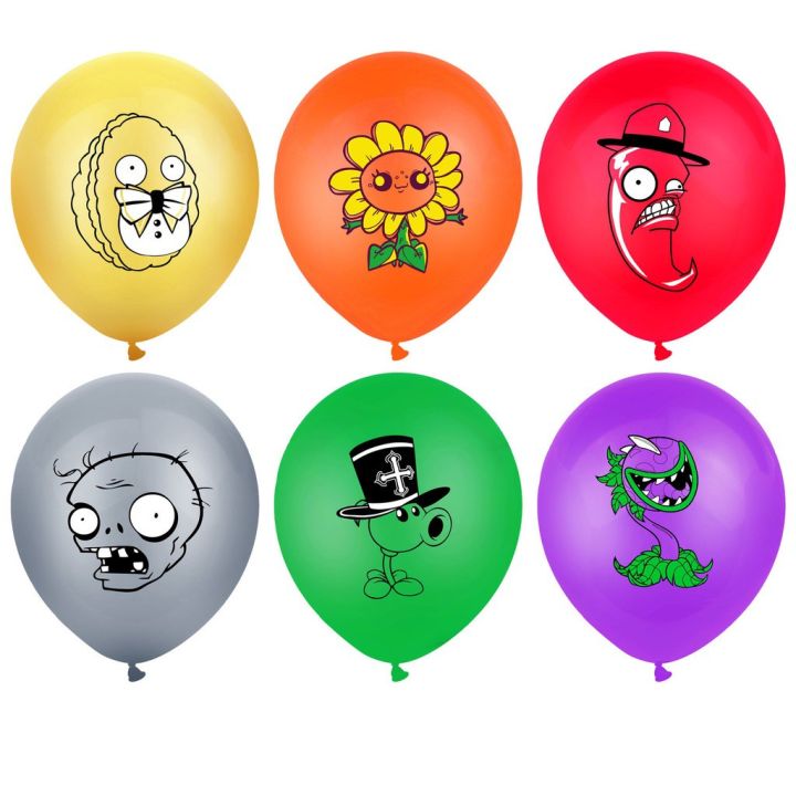 Plants VS Zombies Birthday Party Balloon Decoration Theme Set Character ...
