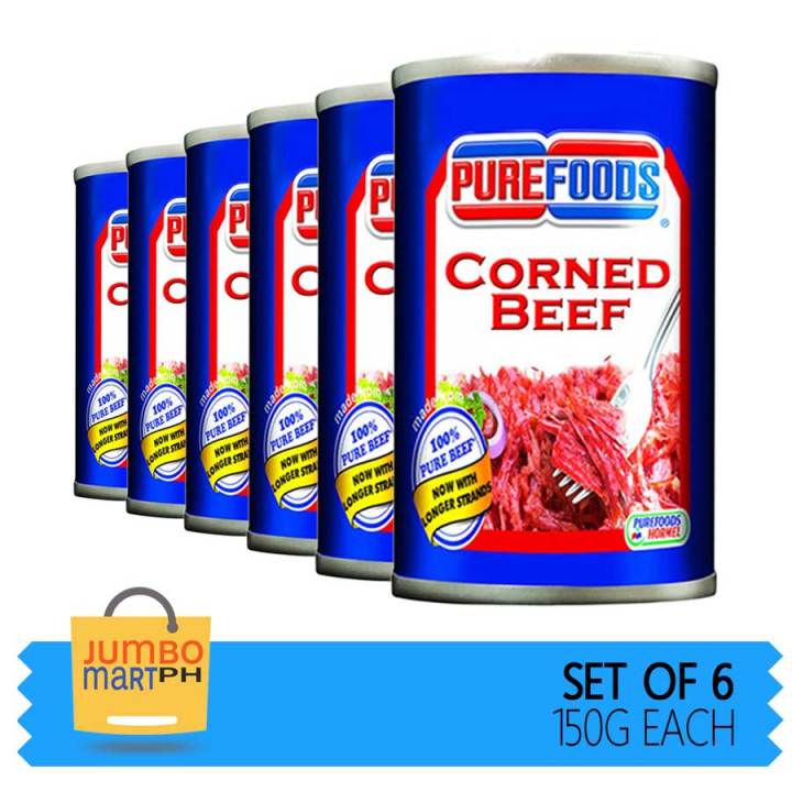 PUREFOODS CORNED BEEF 150G / SET OF 6 | Lazada PH
