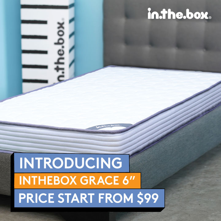 INTHEBOX Grace pocket Spring 6 inch Single Size, Super Single Size ...