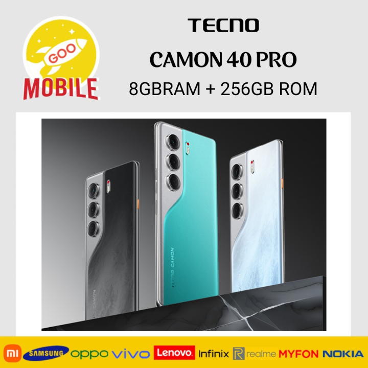 Tecno Camon 40 PRO (8GB+256GB) | 6.78" AMOLED Display | 50MP Triple OIS ...