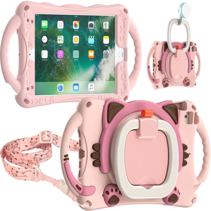 360 Rotatable Shockproof Heavy Duty Kids Safe Case for iPad Air 11 2025 ...