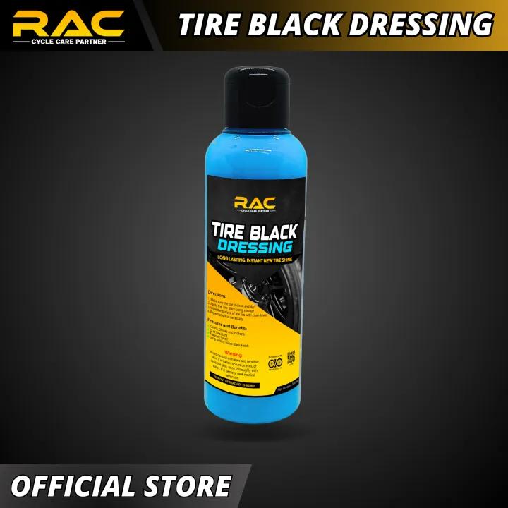 RAC 100ml Tire Black /Tire Dressing/Tire Shine/Tire Cream | Lazada PH