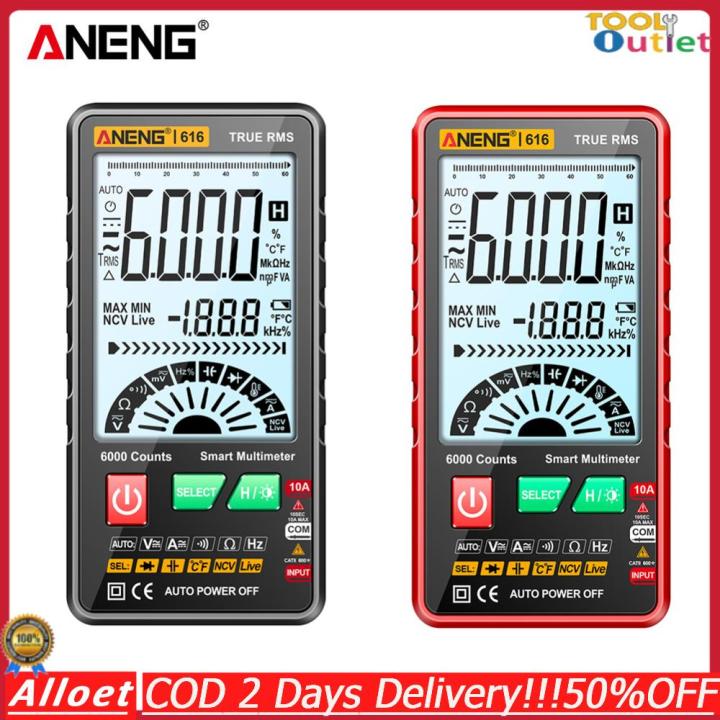 [ToolOutlet]Portable Digital Multimeter Automatic Shutdown 6000 Counts ...