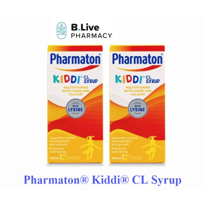 Pharmaton Kiddi CL Syrup 100ml | Lazada