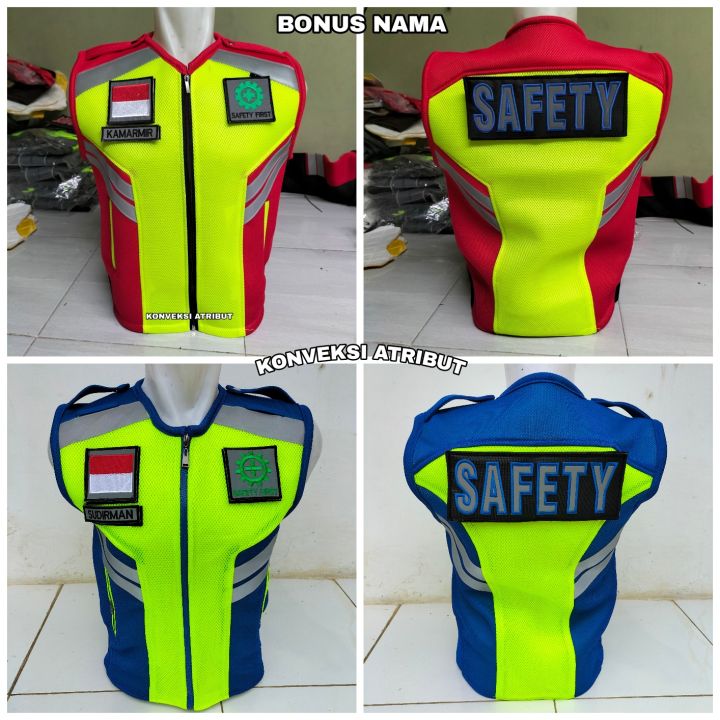 rompi safety proyek k3 keren | Lazada Indonesia