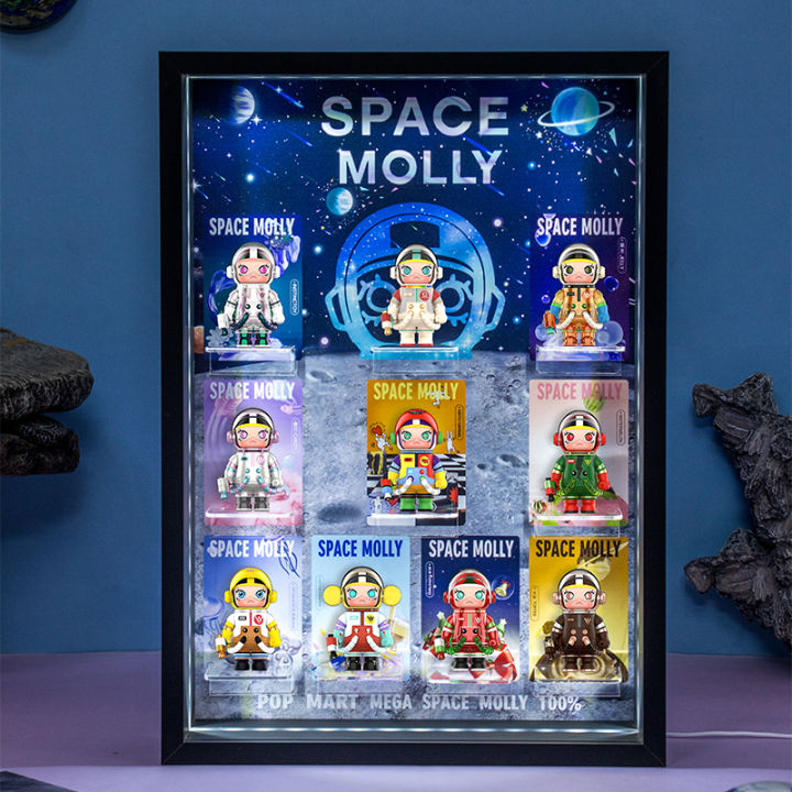 ตู้โชว์ Space Molly Ver 1 แบบกรอบรูป ตั้งโชว์ และแขวนผนัง มีไฟสวยงาม ...