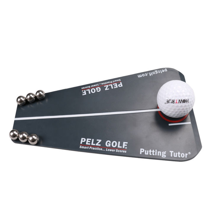 อุปกรณ์ฝึกซ้อมกอล์ฟ แผ่นฝึกซ้อมพัตต์ PELZ GOLF (JZQP001) Putting Tutor ...