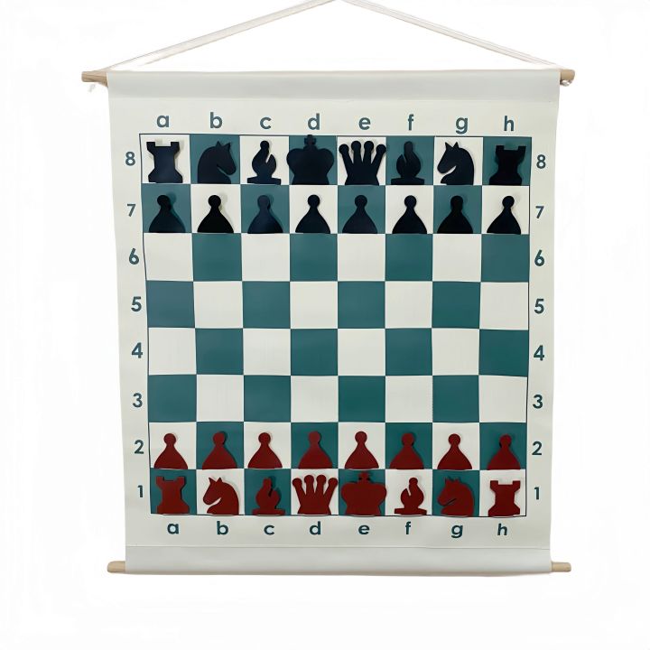 Wall Hanging Chess Demo Board 66cm - Chess Training Visual Aid, Chess ...