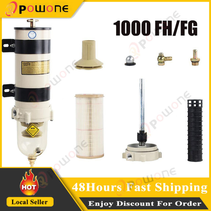 1000FH 1000FG 180GPH Water Separator Diesel Fuel Filter Equivalent ...