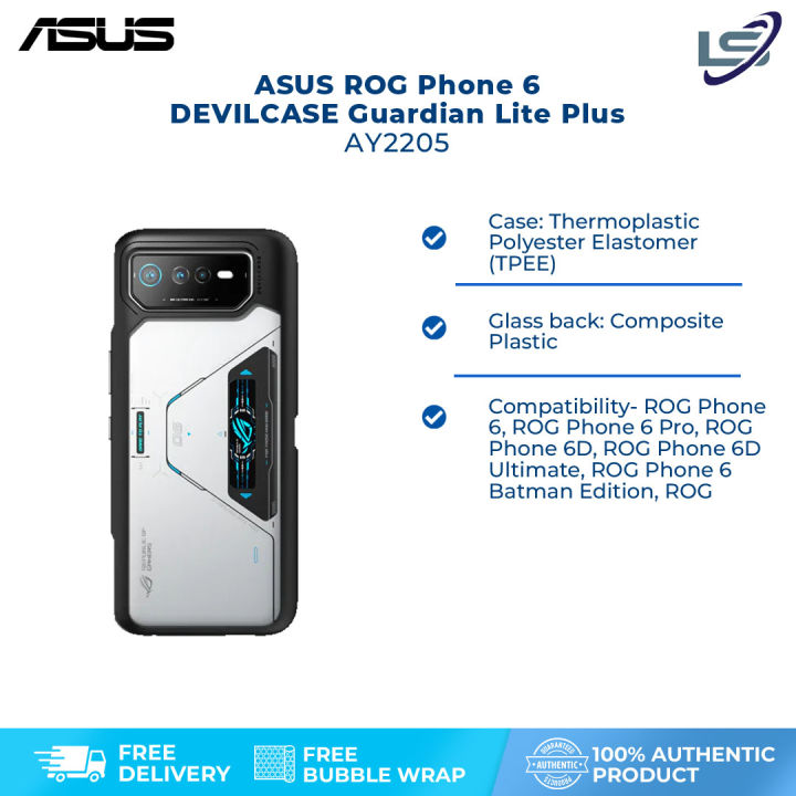 ASUS ROG Phone 6 DEVILCASE Guardian Lite Plus AY2205 | ROG Authorized ...