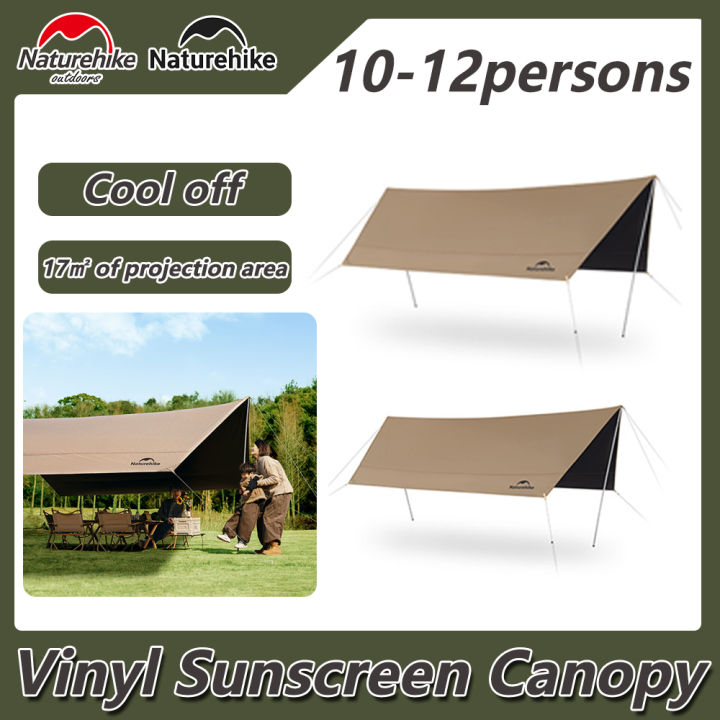 Naturehike Sky Canopy Lite Outdoor Camping 7 in 1 Vinyl Sunscreen ...