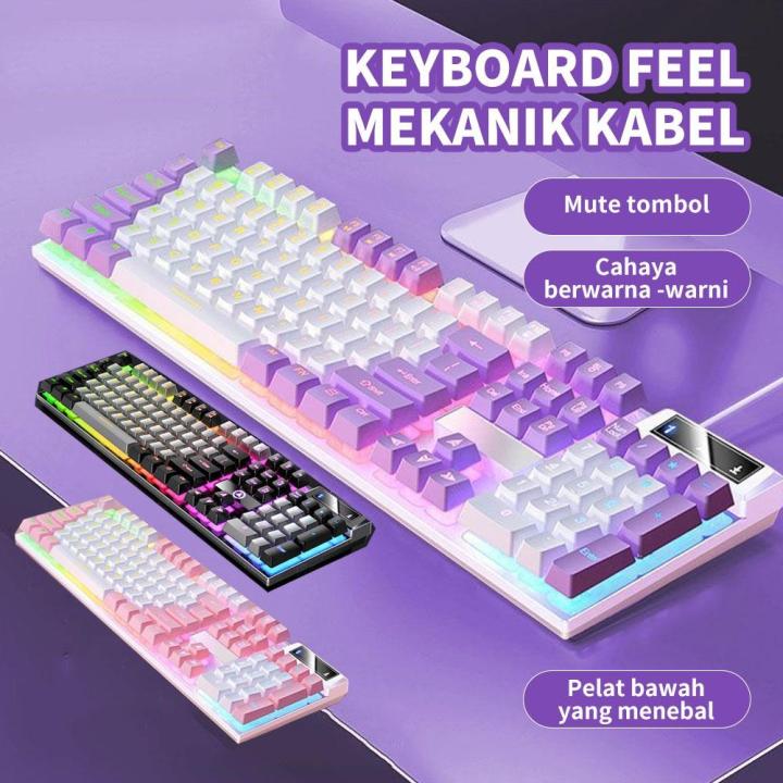 K500 Semi-Mechanical Gaming Keyboard – RGB Backlit Keyboard with ...