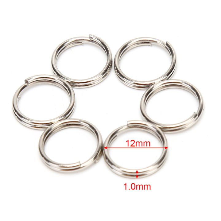 [Mecola] 100pcs/lot Key Rings DIY Metal Key Holder Split Rings Hoop ...