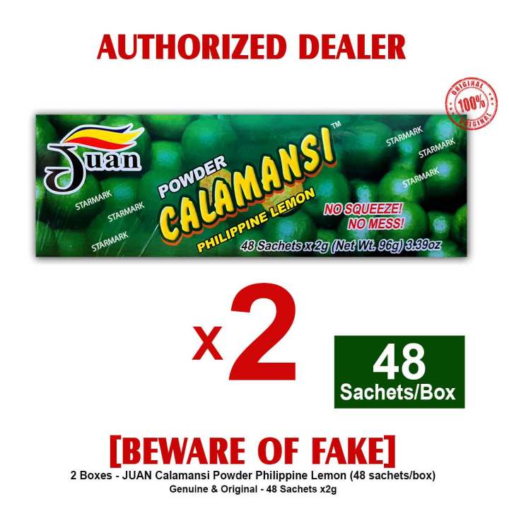 Juan Calamansi Juice Powder Philippine Lemon Powders Kalamansi 48 ...