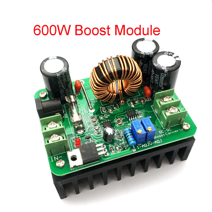 600W Boost Power Module Cung Cấp DC-DC Step Up Liên Tục Điện Áp 10-60V ...