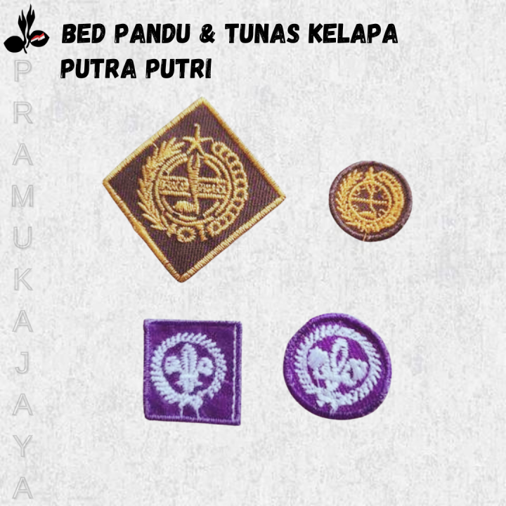 Bed pramuka Pandu & Tunas Kelapa Kitri Pelantikan Pramuka Bordir ...