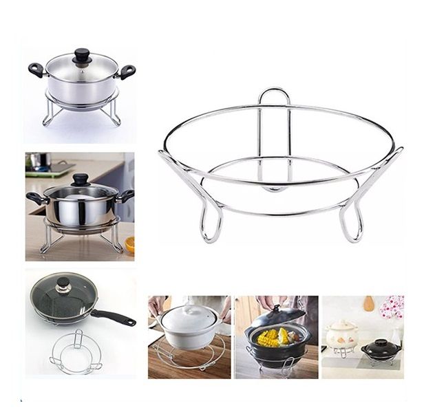 Pot Pan Cooking Stand Stainless Steel Multi-function Trivet Pressure ...