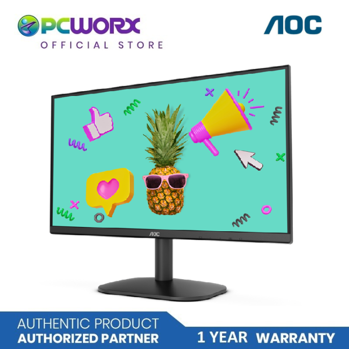 AOC 21.5" Inch Monitor 22B2HN 75Hz VA WLED FHD VGA/HDMI Monitor AOC ...