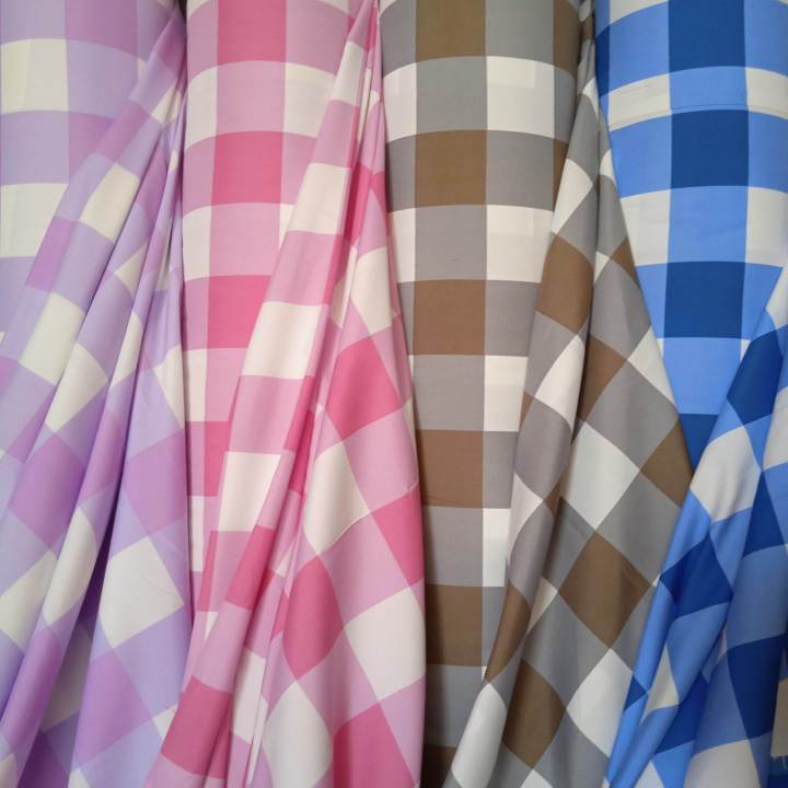 Bahan Kain Meteran Buat Celana Pria / Motif Emily Kotak kotak Semua ...