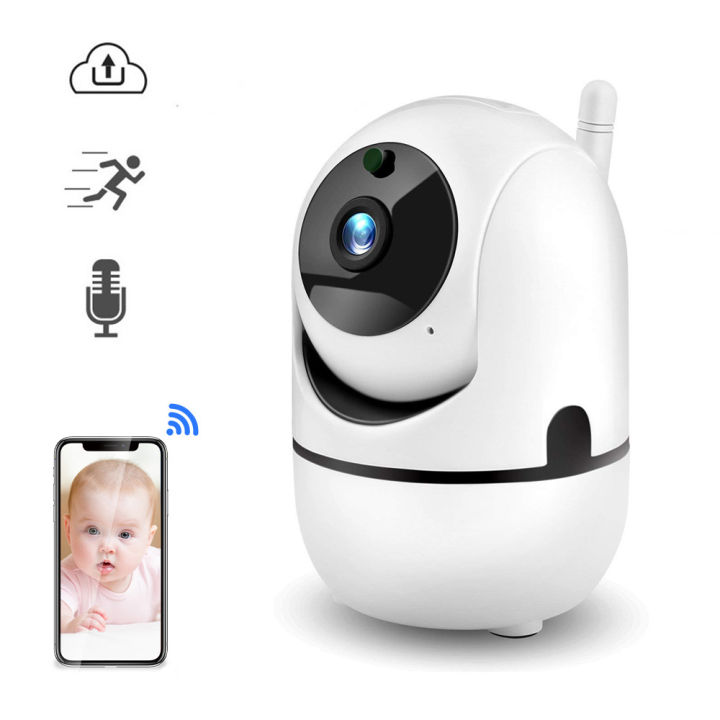 Mini 1080P HD AI Auto Tracking WiFi PTZ IP Camera 4X Digital Zoom Two ...