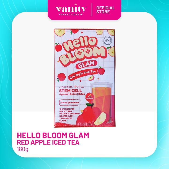 KIRAY CELIS HELLO BLOOM GLAM RED APPLE ICED TEA 180g | Lazada PH
