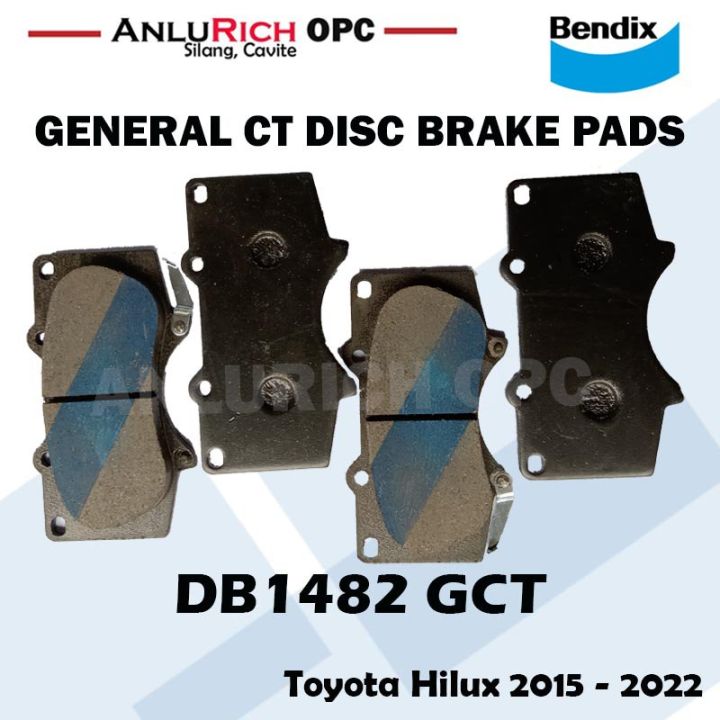 Brake Pads Front Toyota Hilux 2015 - 2022 BENDIX PART NO. DB1482 GCT | Lazada PH