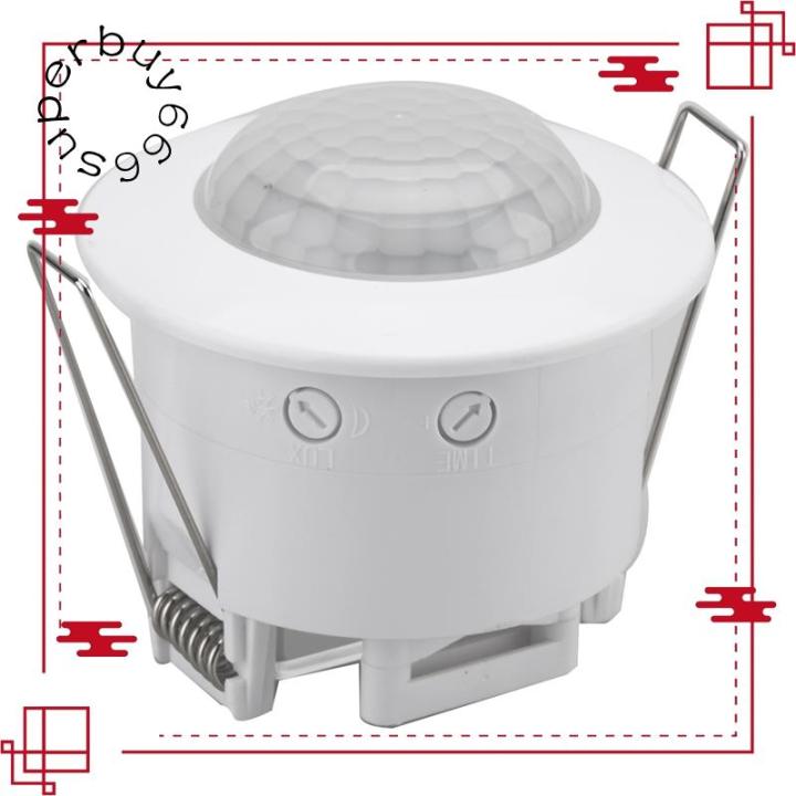 Ceiling Recessed PIR Motion Sensor Infrared Adjustable Detector for ...