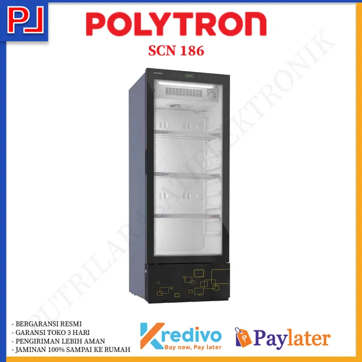 SHOWCASE 3 RAK POLYTRON SCN-186 180 LITER BANDUNG, JAKARTA & JAWABARAT ...